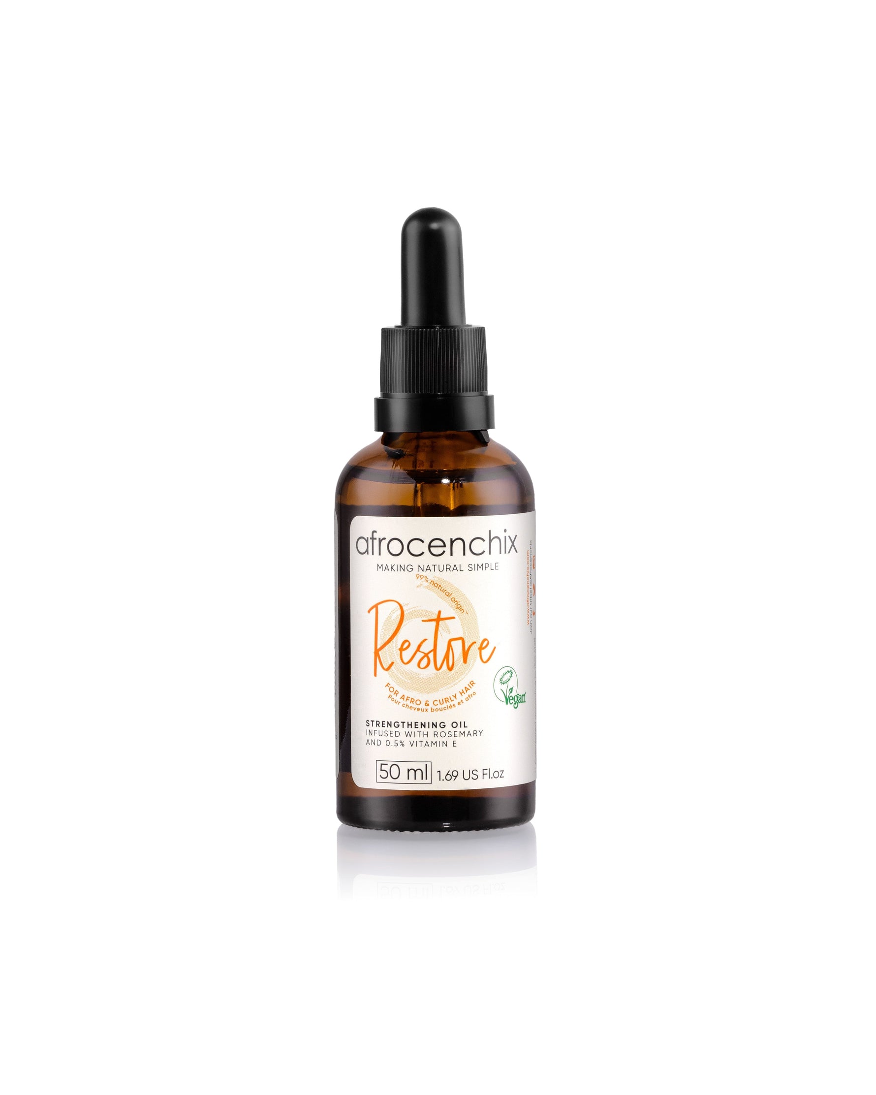 Restore - Hydrating Hair Oil for Strength & Shine | Afrocenchix
