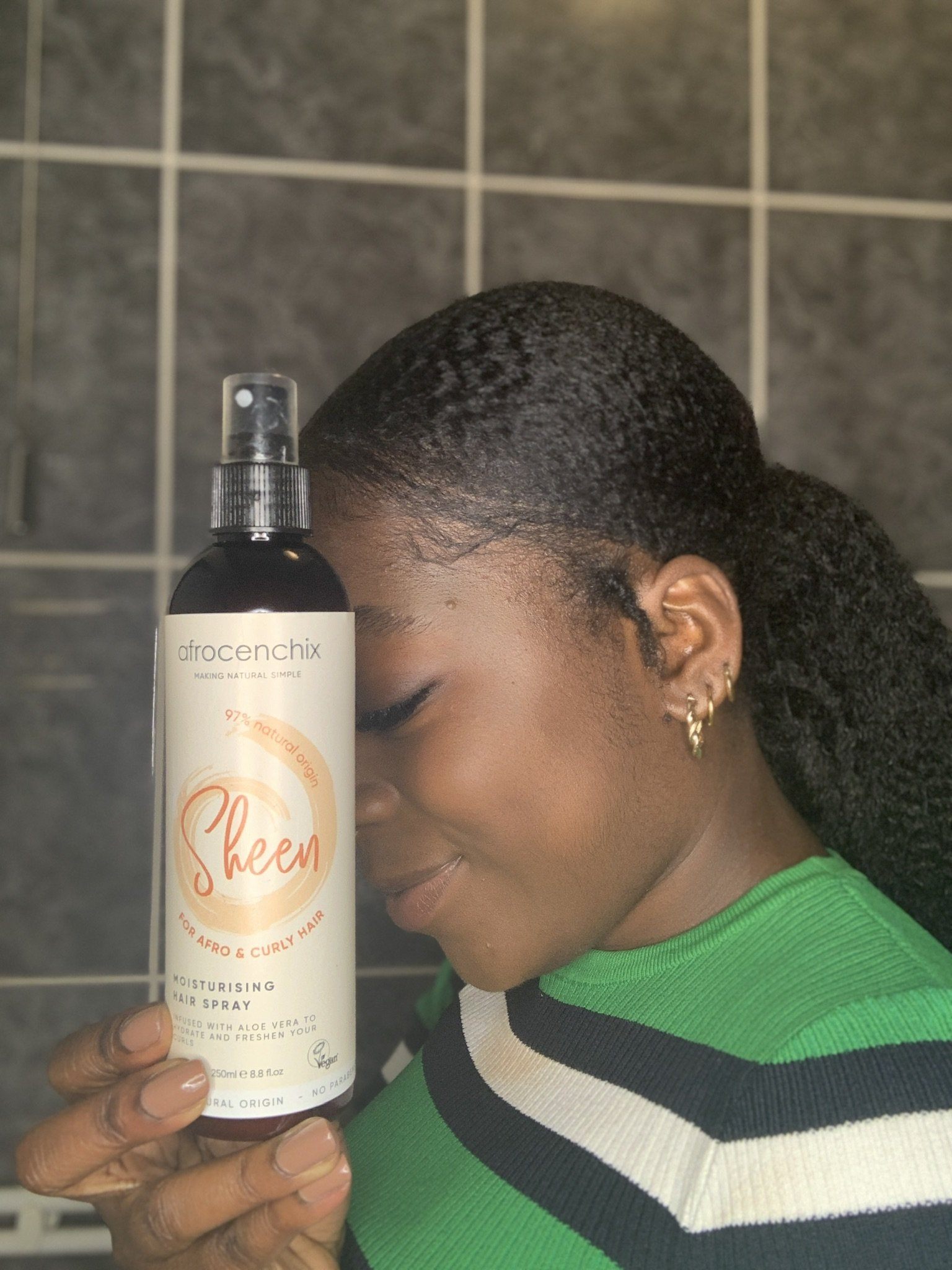 Sheen - Natural Moisturising Spray for Afro Hair | Afrocenchix